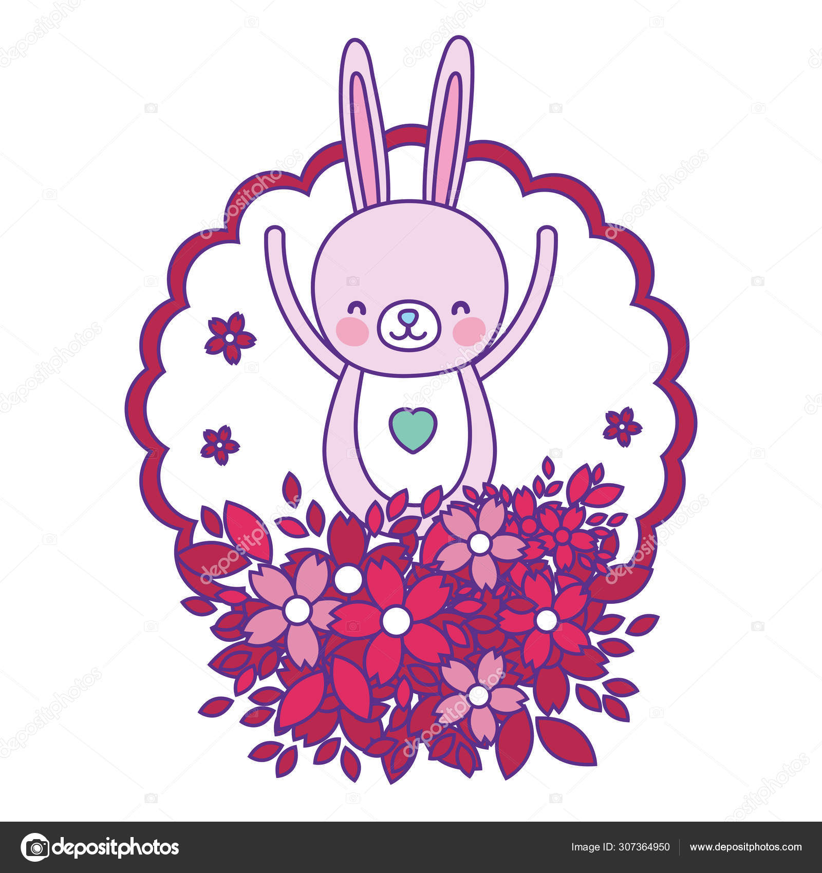 Isolated rabbit cartoon vector design vector illustration Stock Vector ...
