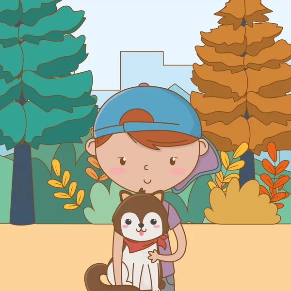 Kids playing hide and seek — Stock Vector © artisticco #15483155