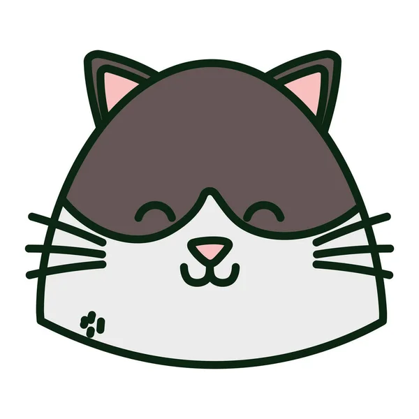 Cute Cat White And Black Head Stock Vector By ©stockgiu 322428212