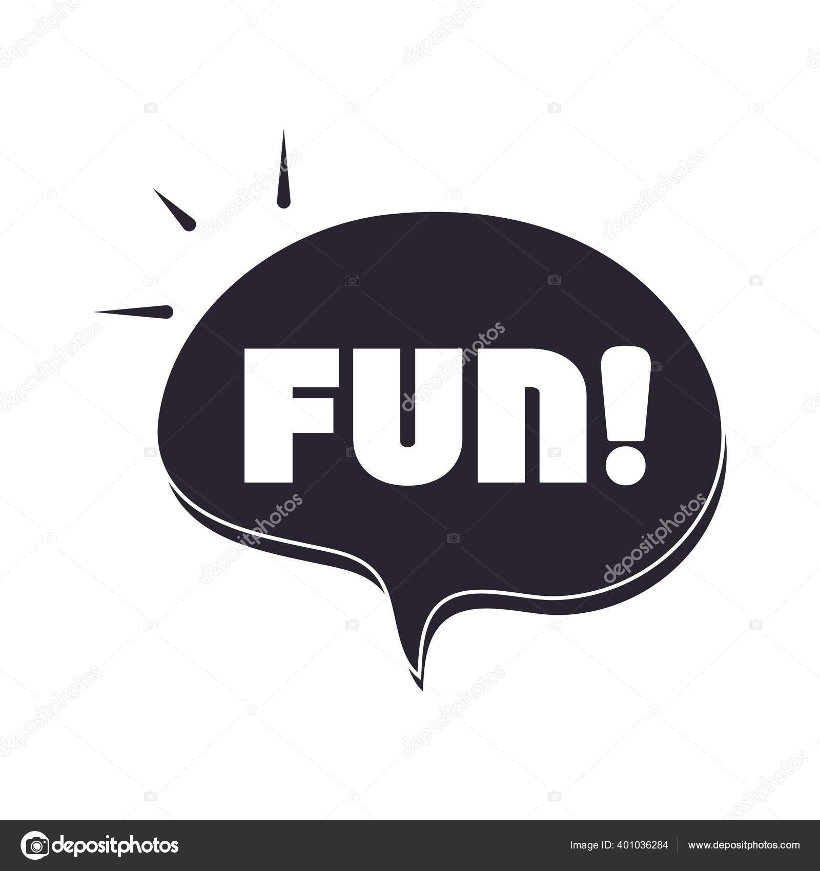 Slang bubbles, cartoon fun text over white background, silhouette icon ...