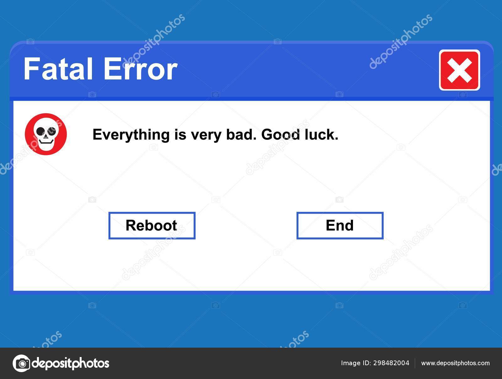Window operating system error warning. Vector illustration Stock Vector ... Window operating system error warning. Vector illustration Stock Vector ...