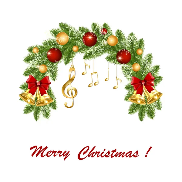 Musical christmas frame Vector Art Stock Images | Depositphotos
