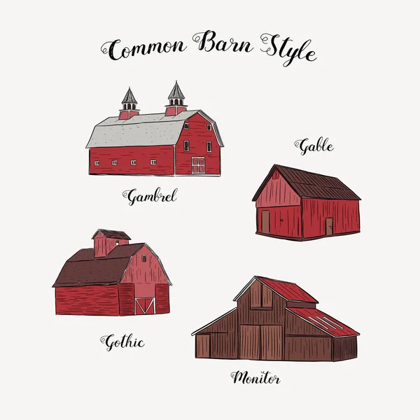 Vintage Barn Vector