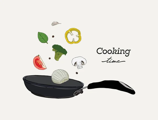 1,205 ilustraciones de stock de Proceso de cocina | Depositphotos