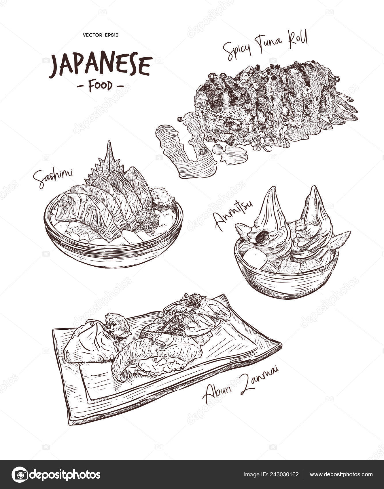 Japanese Food Drawing