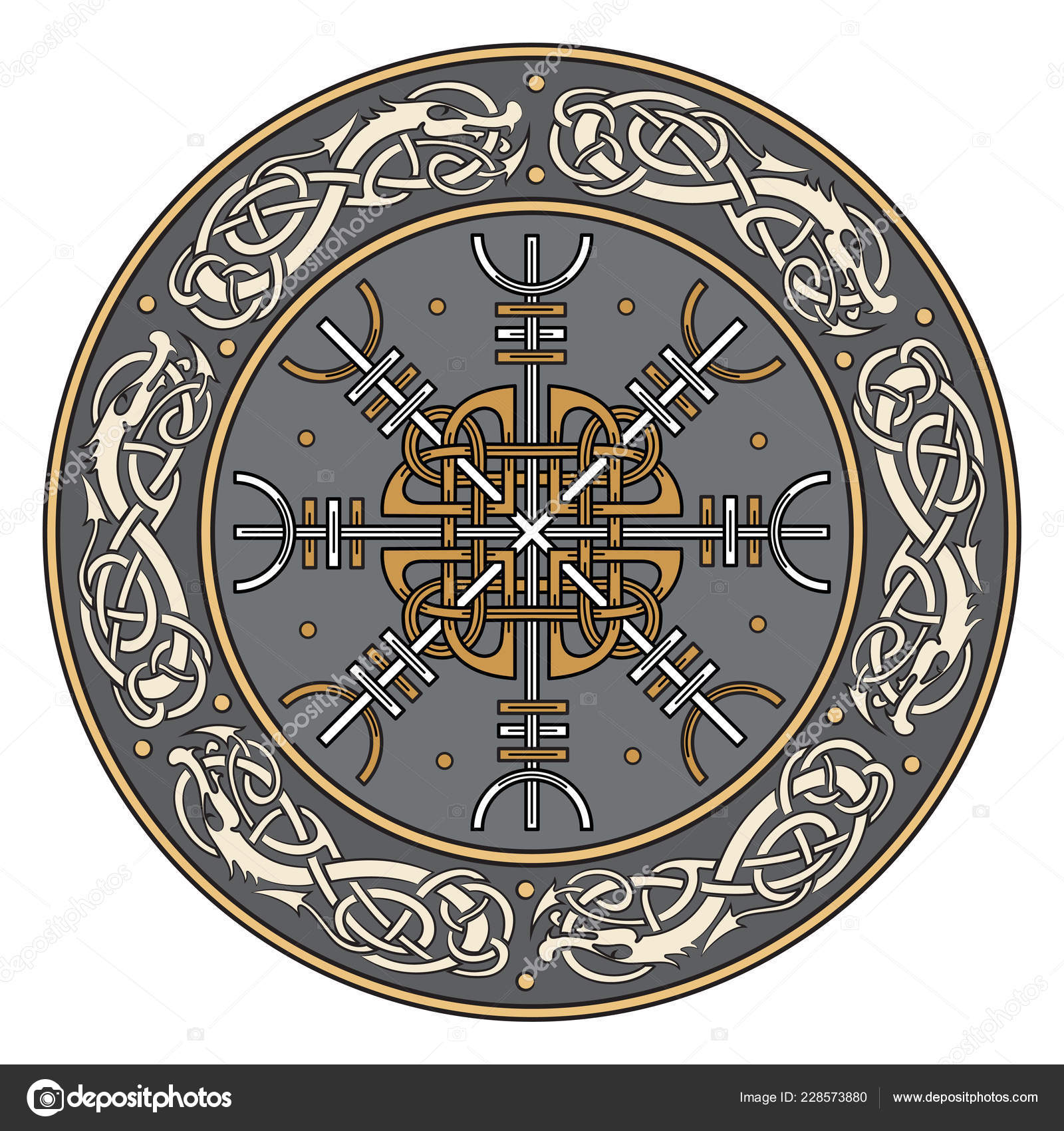 Viking Schild Vector
