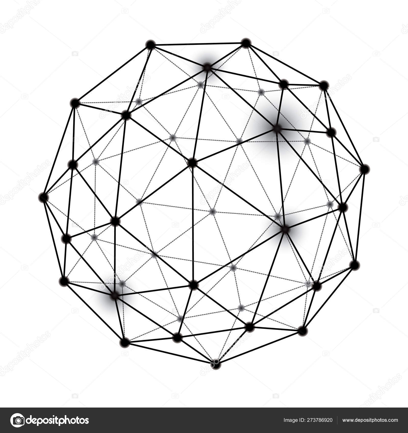 Polygonal sphere design Stock Vector Image by ©Bourbon-88 #273786920