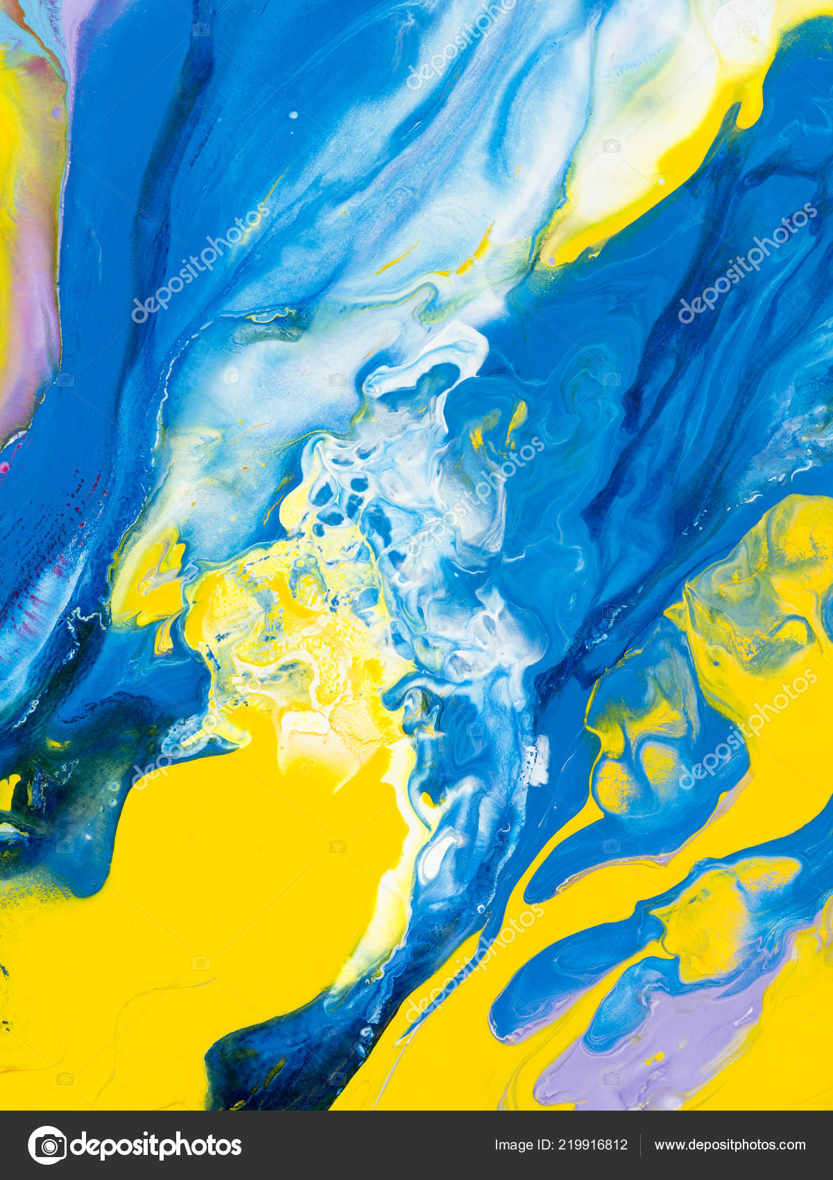 Background Blue Yellow Abstract