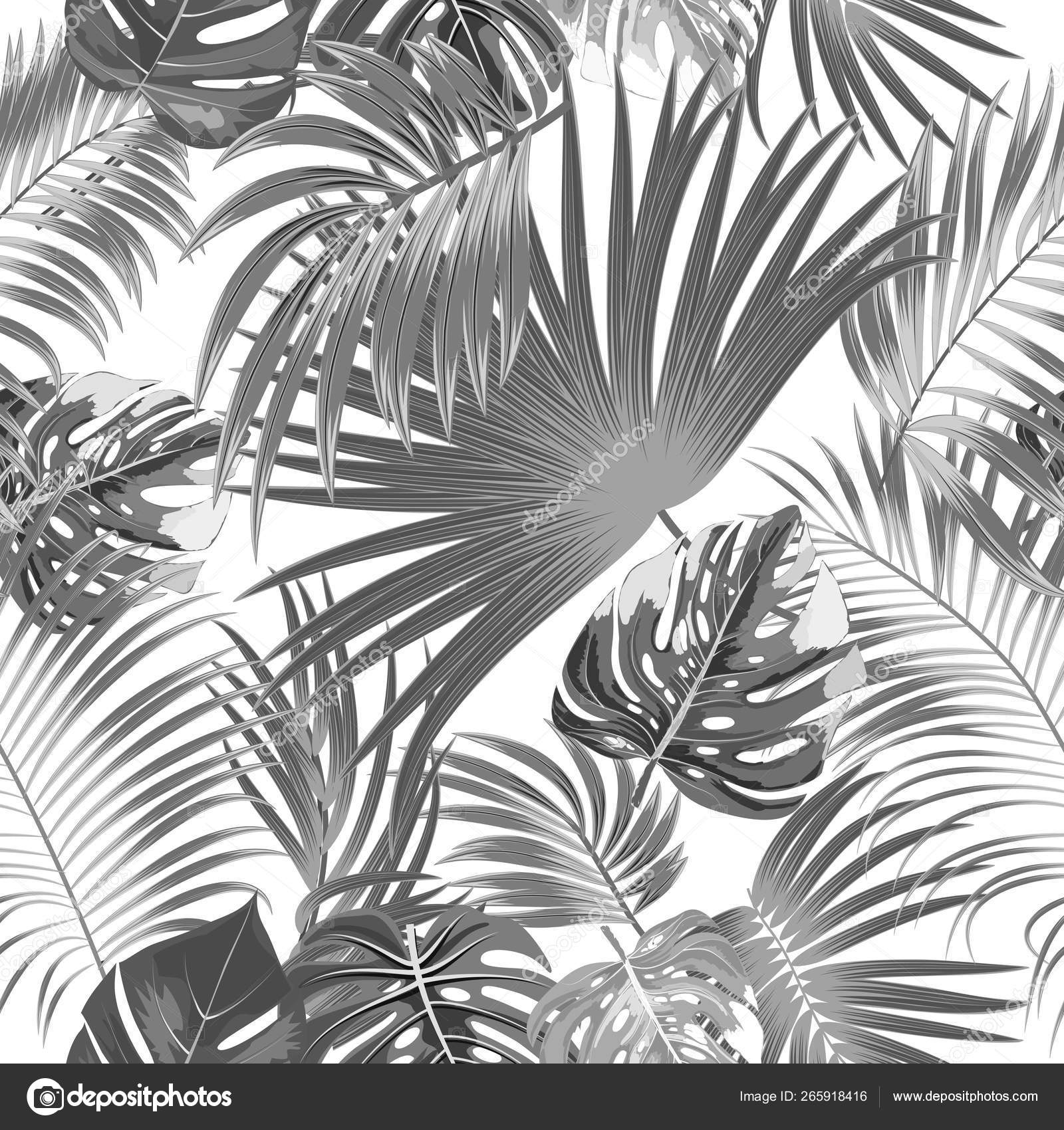 Tropical vector seamless pattern. Stock Vector by ©artlu 265918416
