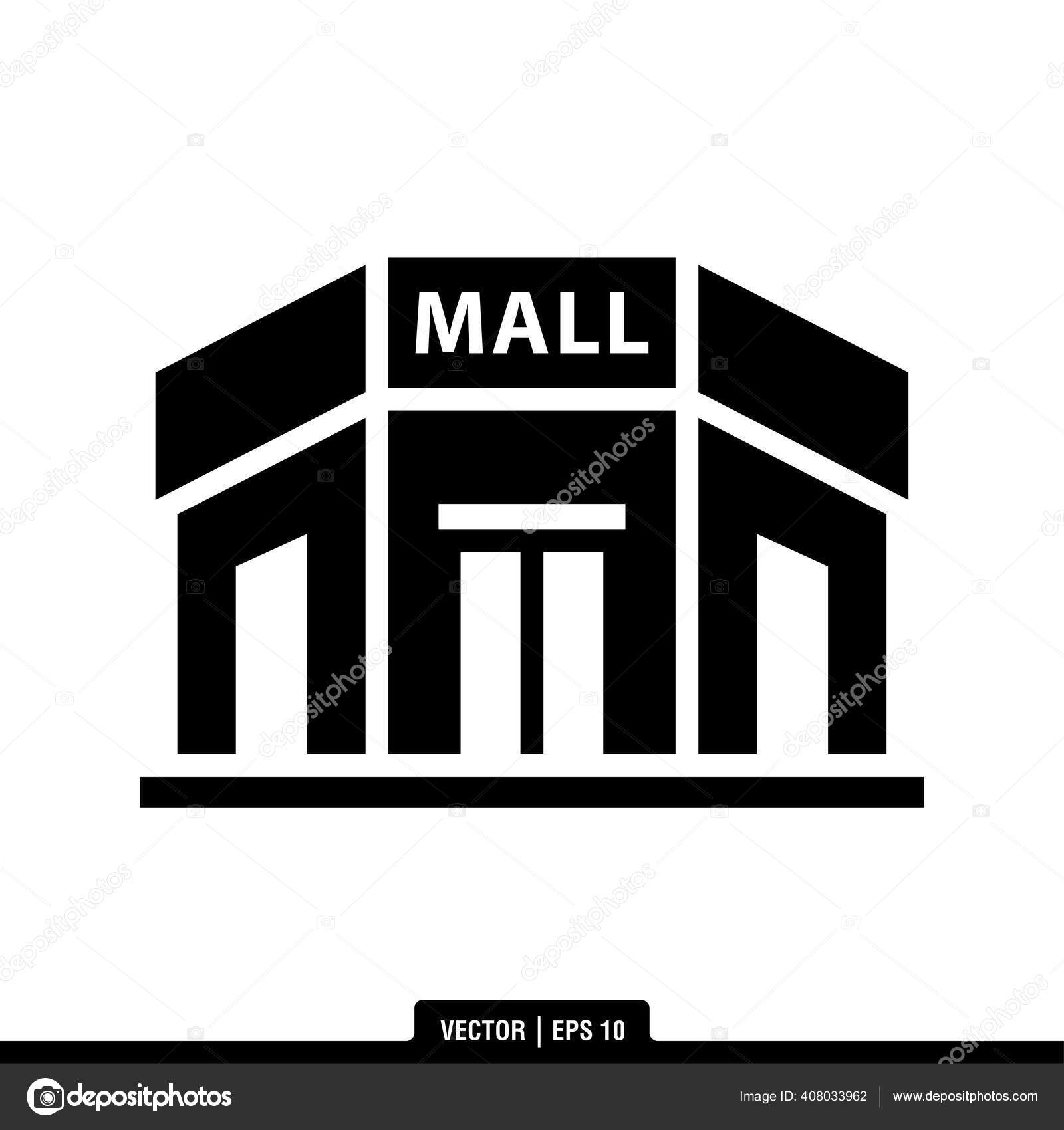 Mall Icon Vector Illustration Logo Template Stock Vector by ...