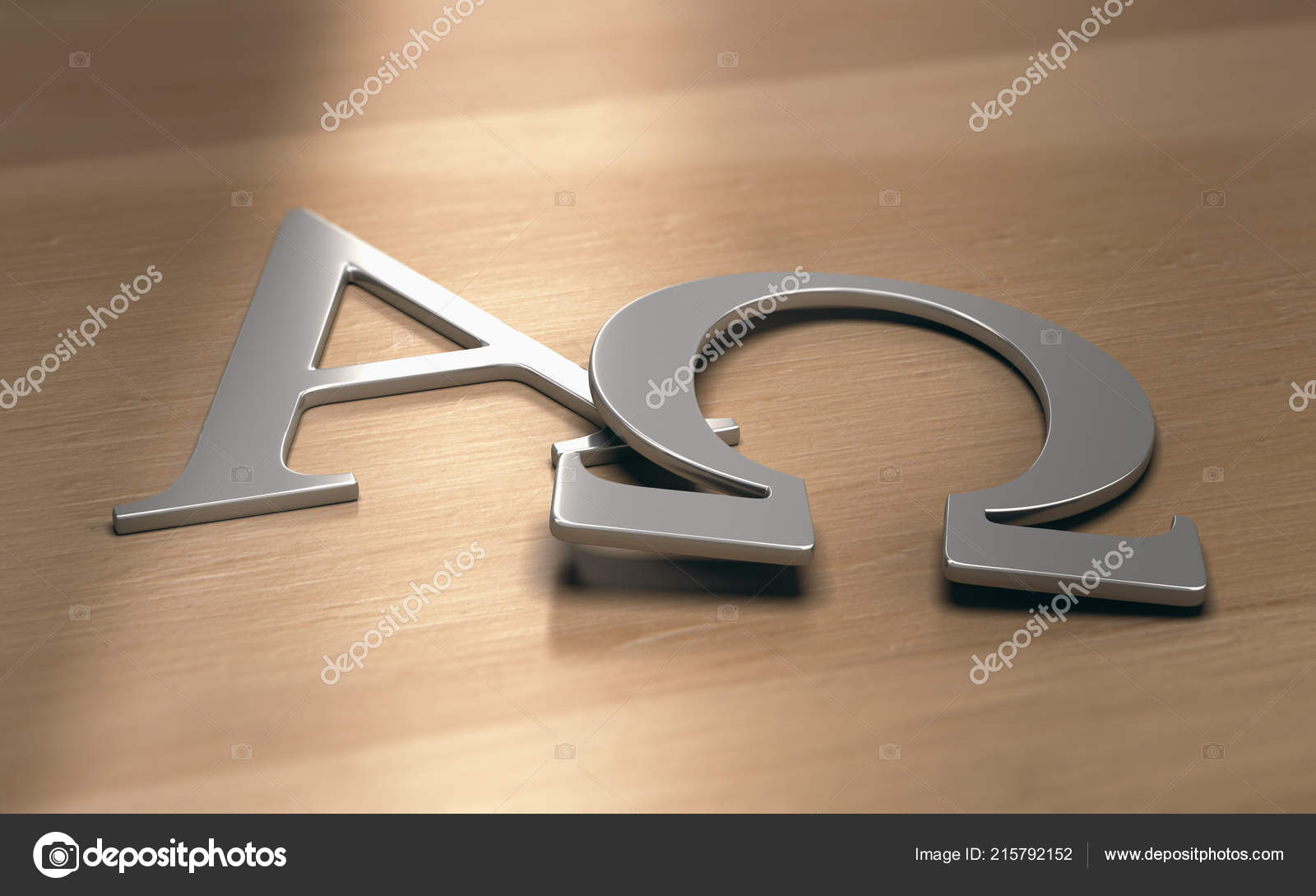 Ilustración Símbolos Alfa Omega Primera Última Letra Del Alfabeto ...