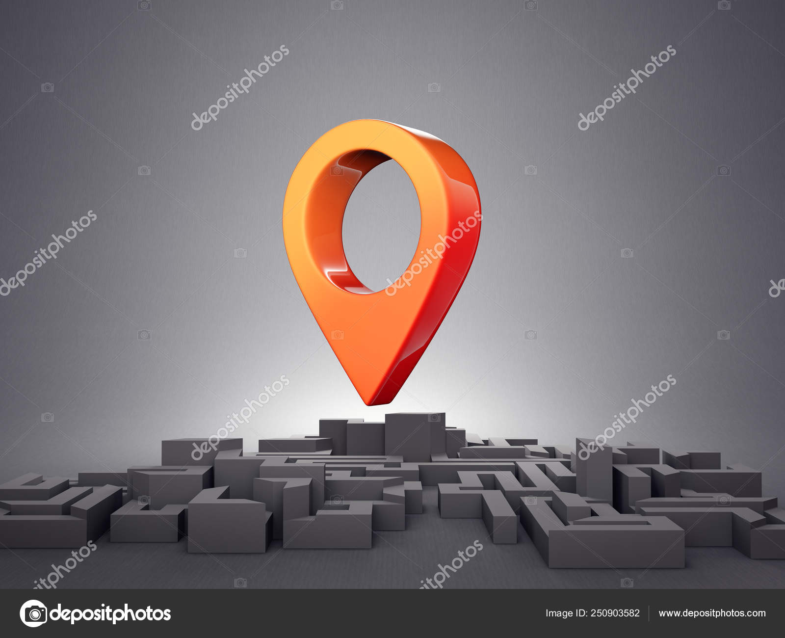 Location pin — Stock Photo © alexroz #250903582