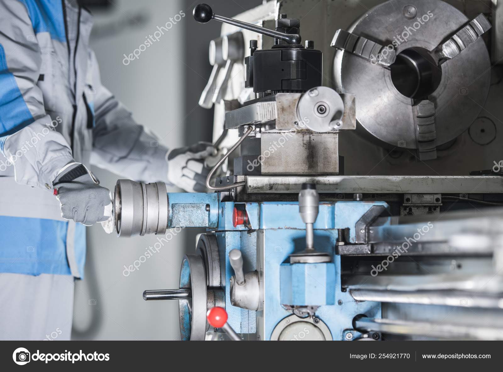 Metalwork Lathe Operator Stock Photo by ©welcomia 254921770