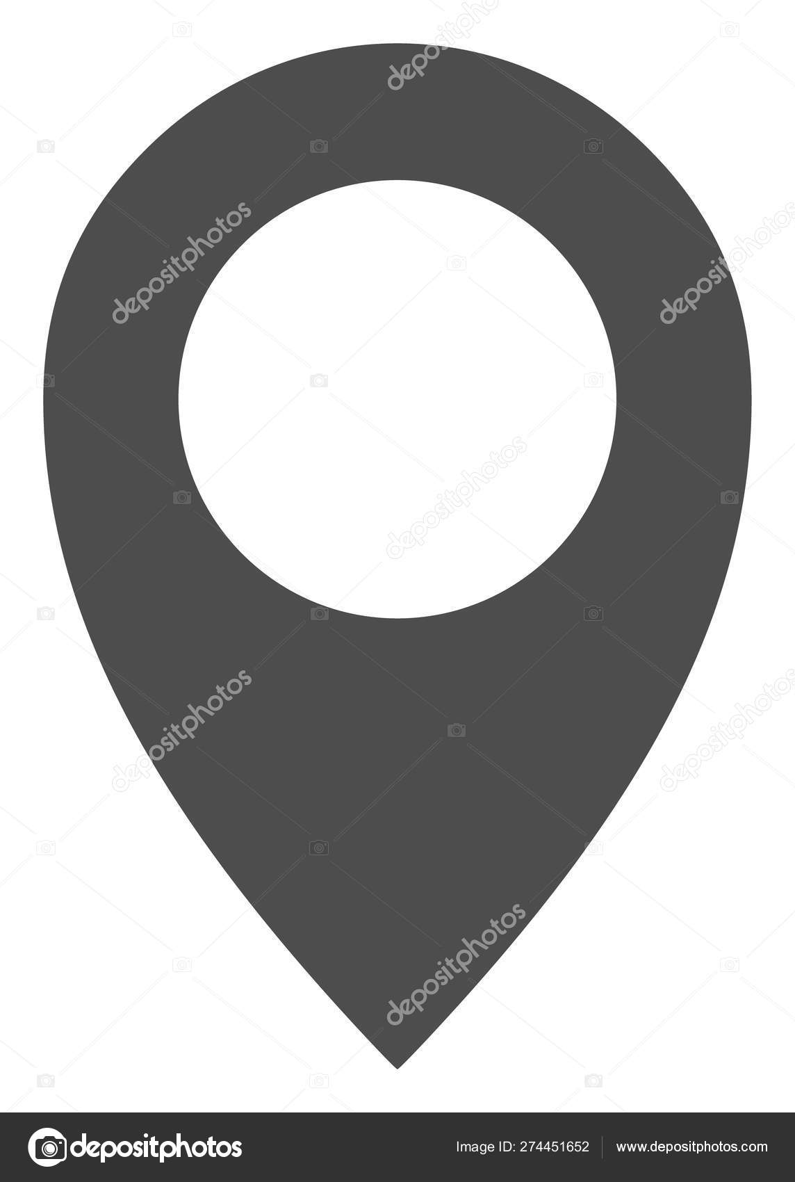 Vector Flat Map Marker Icon Stock Vector by ©TrendyDesign 274451652
