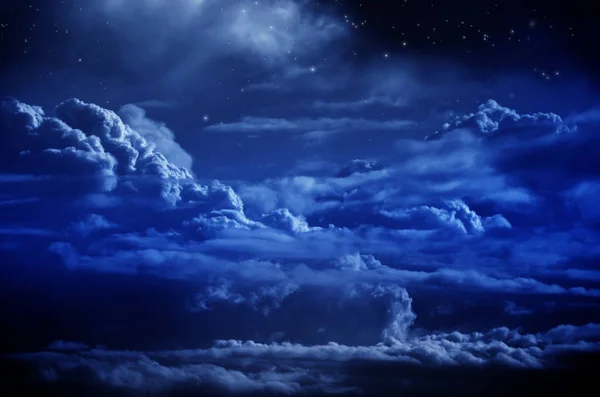 Night Sky Clouds Hd
