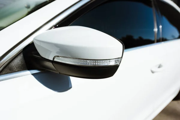 Side Mirror Wheel New White Car Street Stock Photo by ©Y-Boychenko ...