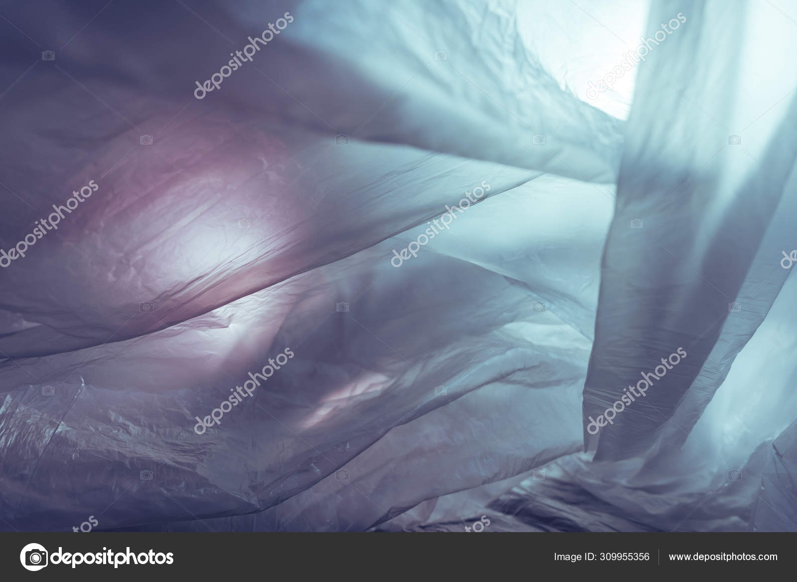 Beautiful Plastic Bag Abstract Background Plastic Bag Concept World ...