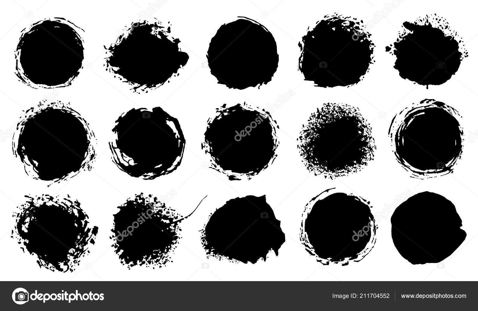 Blob Ink Oil Splattered Stain Paint Splash Drop Black Liquid Stock ...