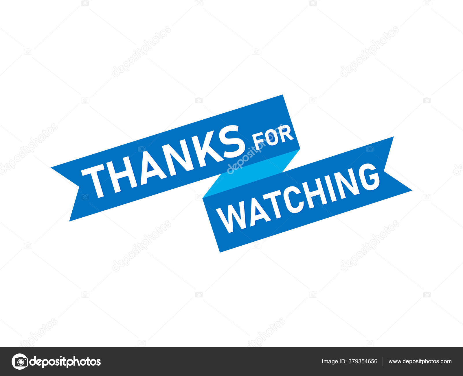 Thanks Watching Image Vector Thanks Watching Logo Stock Vector by ...