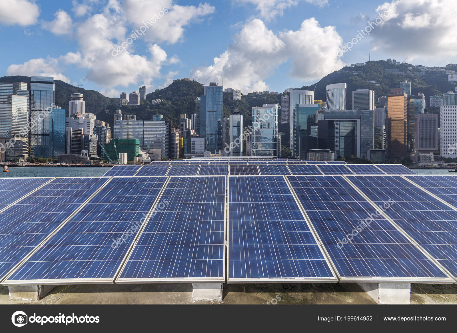 Solar Modern City Skyline Stock Photo by ©mayichao 199614952