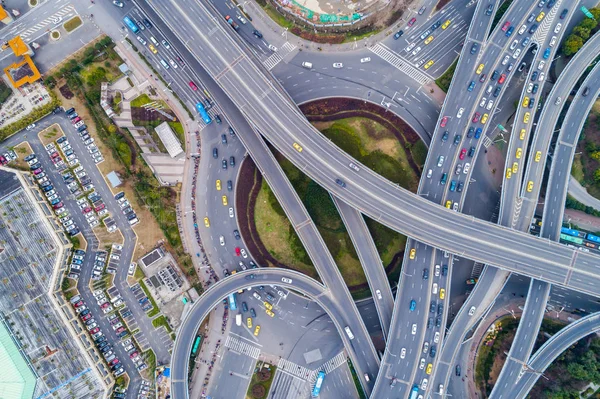 Aerial View Massive Highway Intersection — Stock Photo © mayichao ...