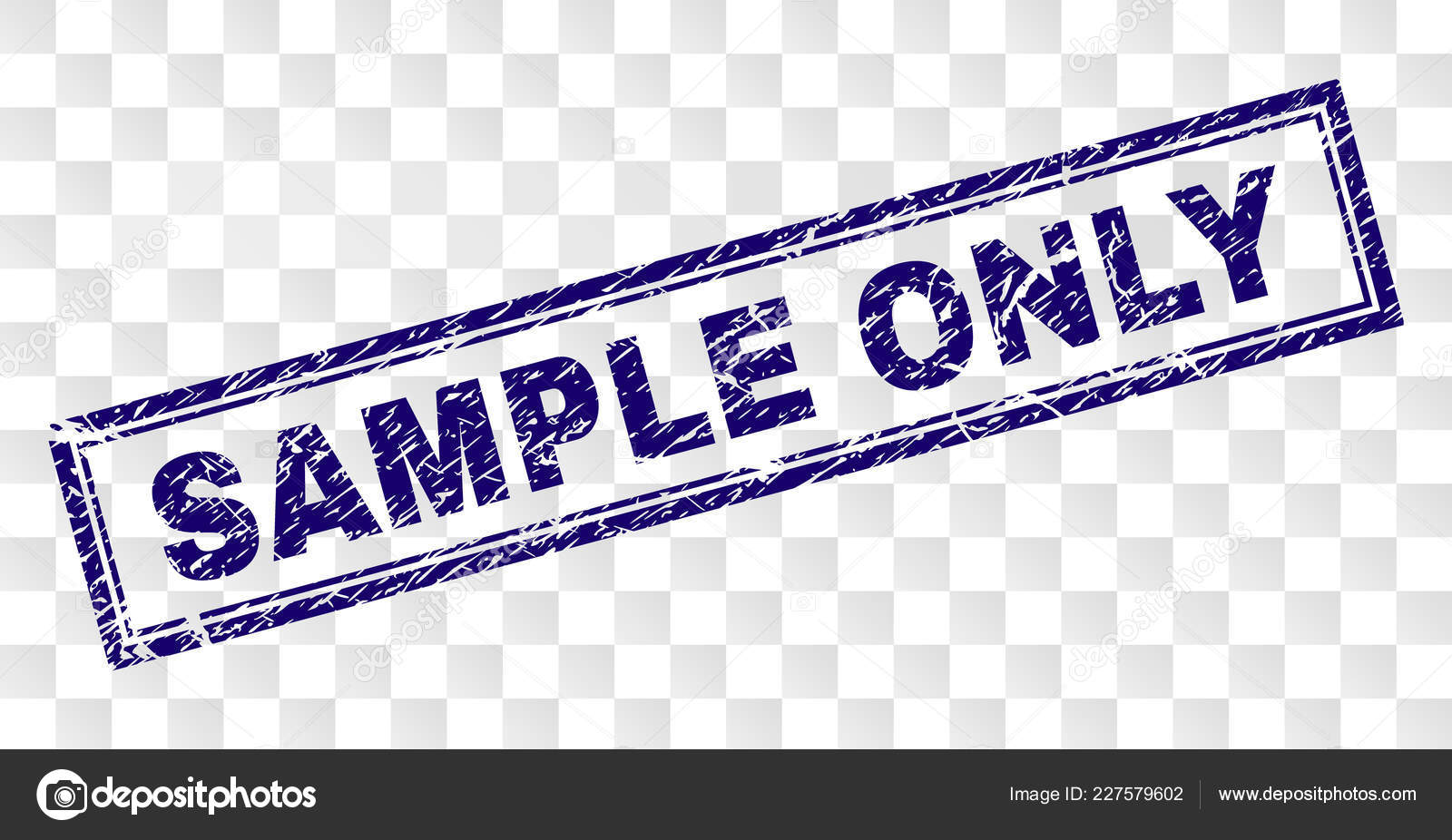 Scratched SAMPLE ONLY Rectangle Stamp Stock Vector by ...