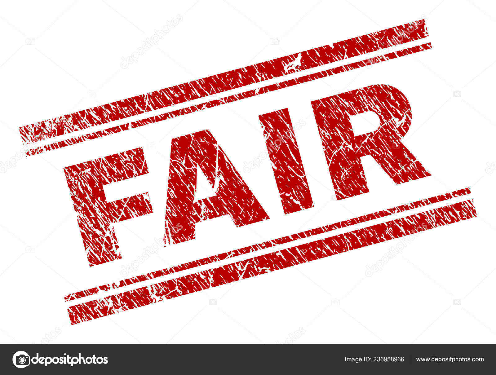Scratched Textured FAIR Stamp Seal Stock Vector Image by ...