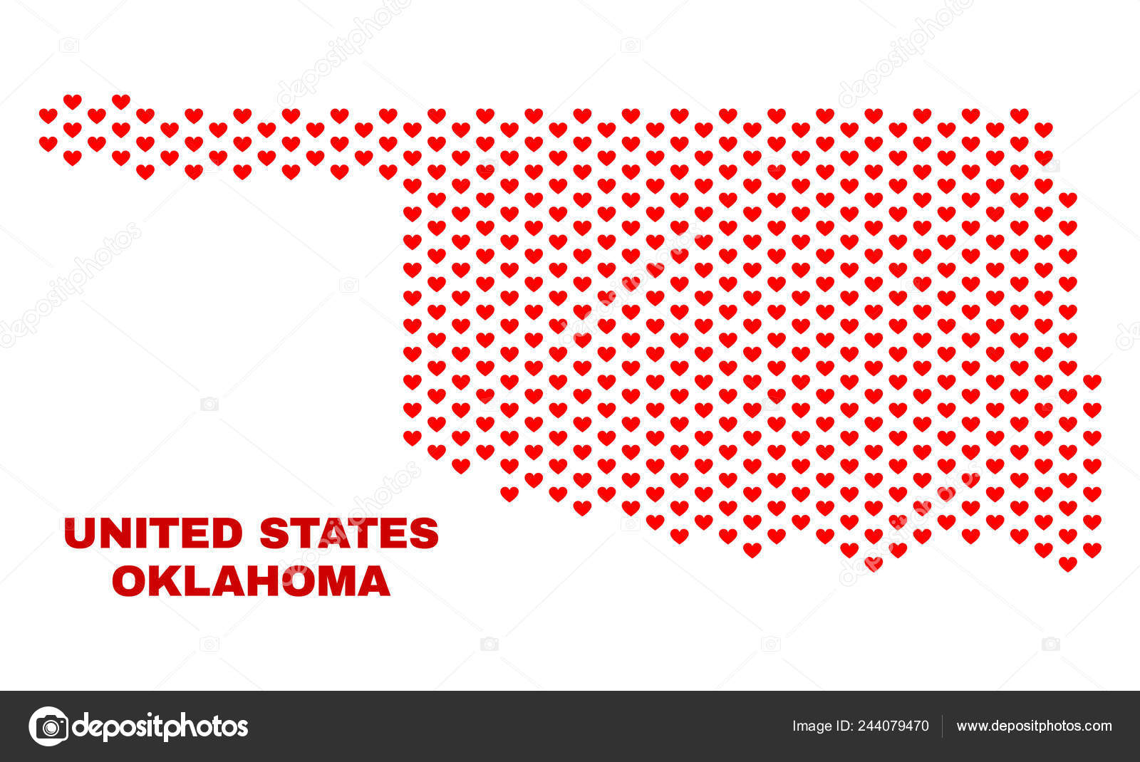 Oklahoma State Shape Clipart