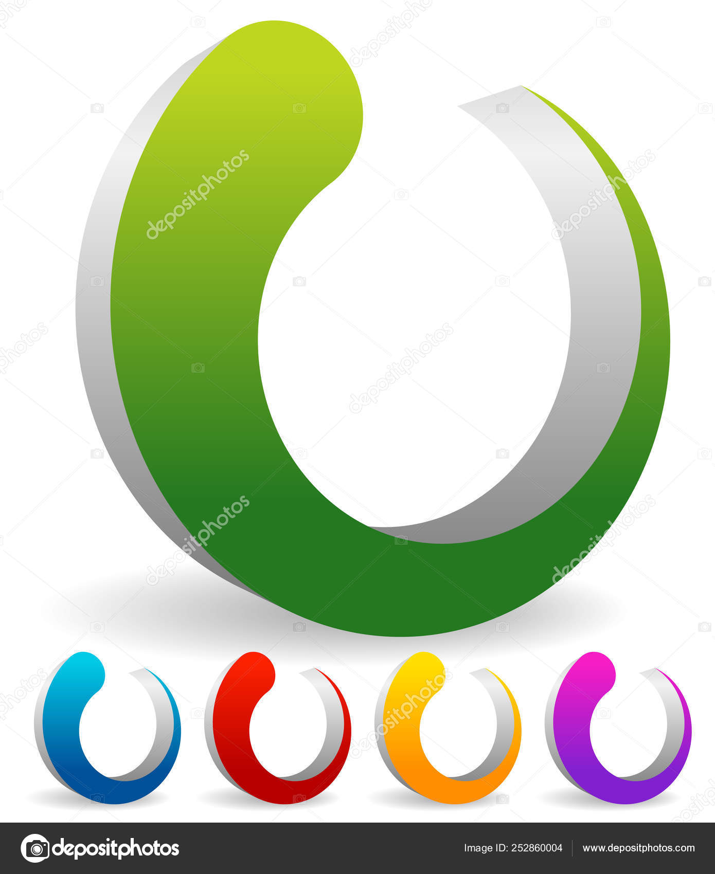 Abstract organic shapes in circular fashion Stock Photo by ©vectorguy ...