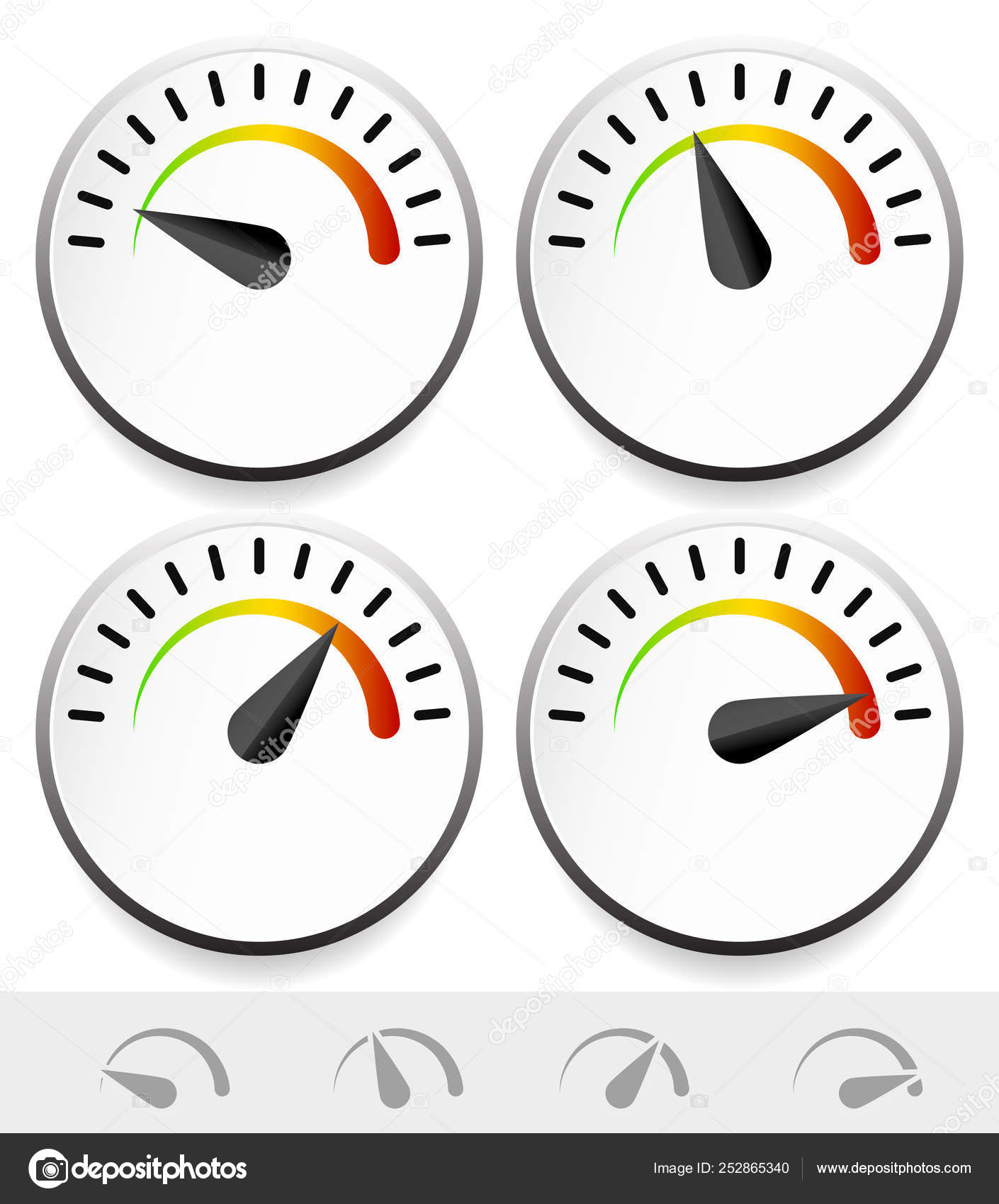 Stylish, compact dial templates Stock Photo by ©vectorguy 252865340
