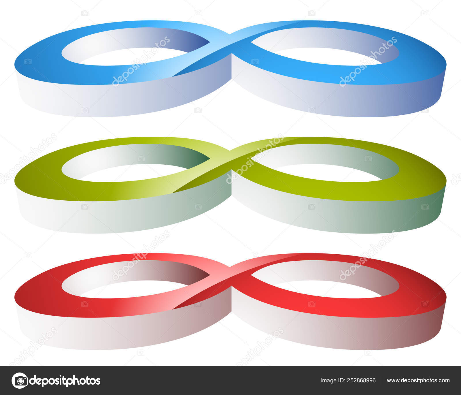 Infinity symbol. Eeverlasting, infinite or cycle, continuity the Stock ...