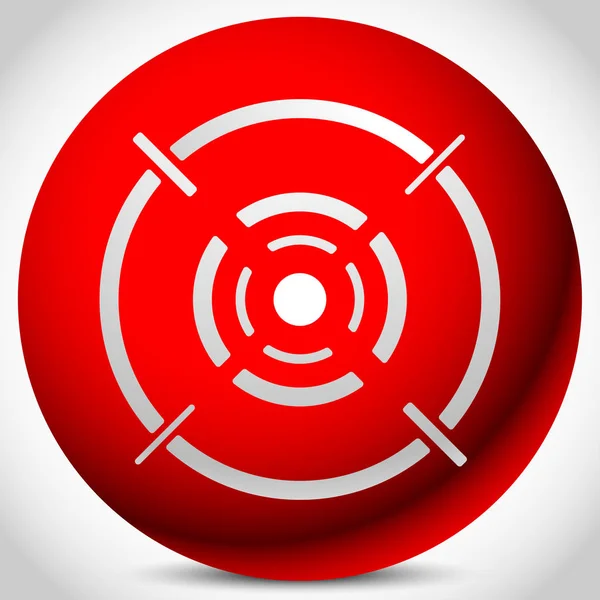 Red target mark, crosshair, reticle graphics. . — Stock Photo ...