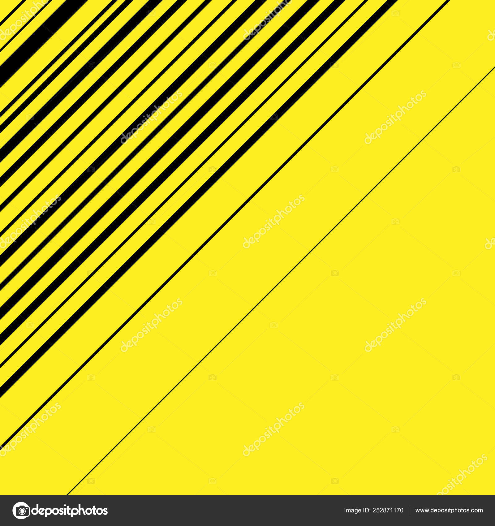 Black and yellow diagonal lines with different thickness. Abstra Stock ...