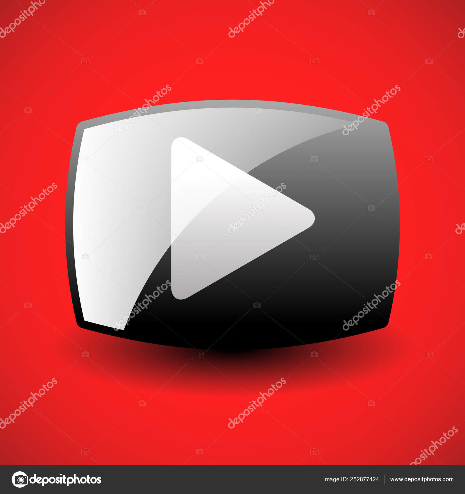Audio Icon Red — Stock Photo © vectorguy #252877424