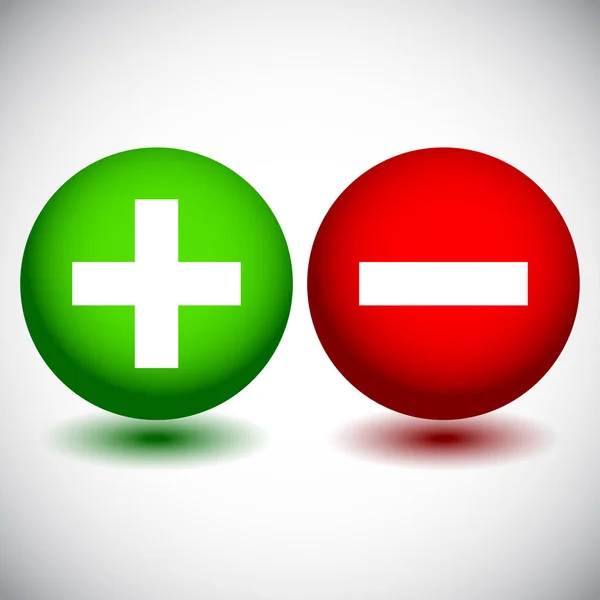 Icons plus & minus Stock Photo by ©Oakozhan 75122491