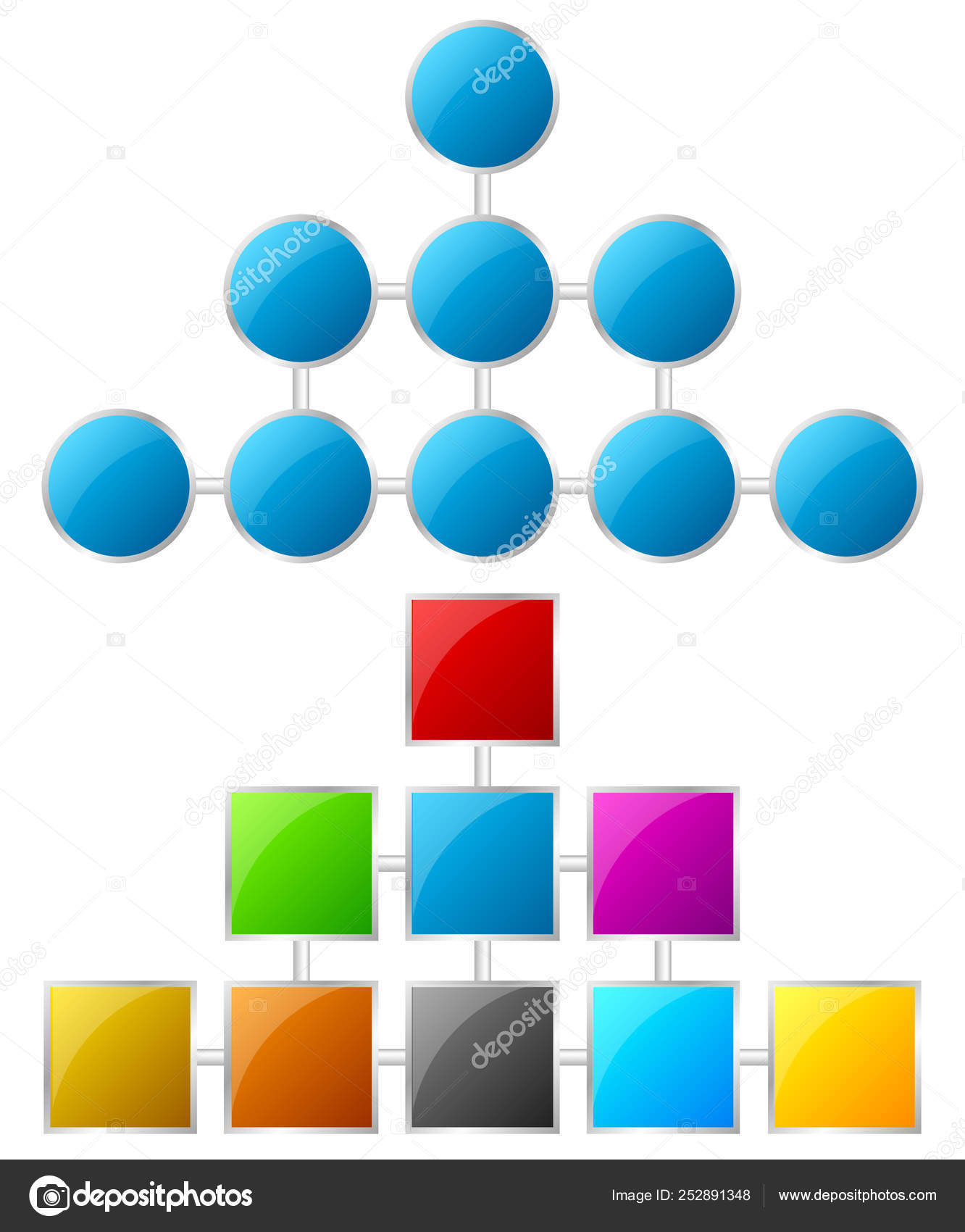 Topology Hierarchy Charts White Stock Photo by ©vectorguy 252891348