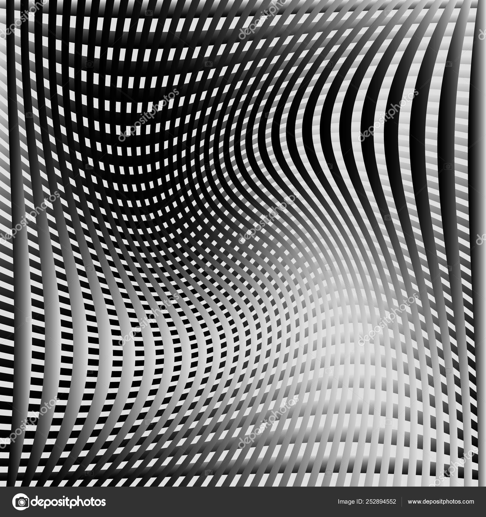 Abstract grayscale pattern/background with distortion effect eff Stock ...