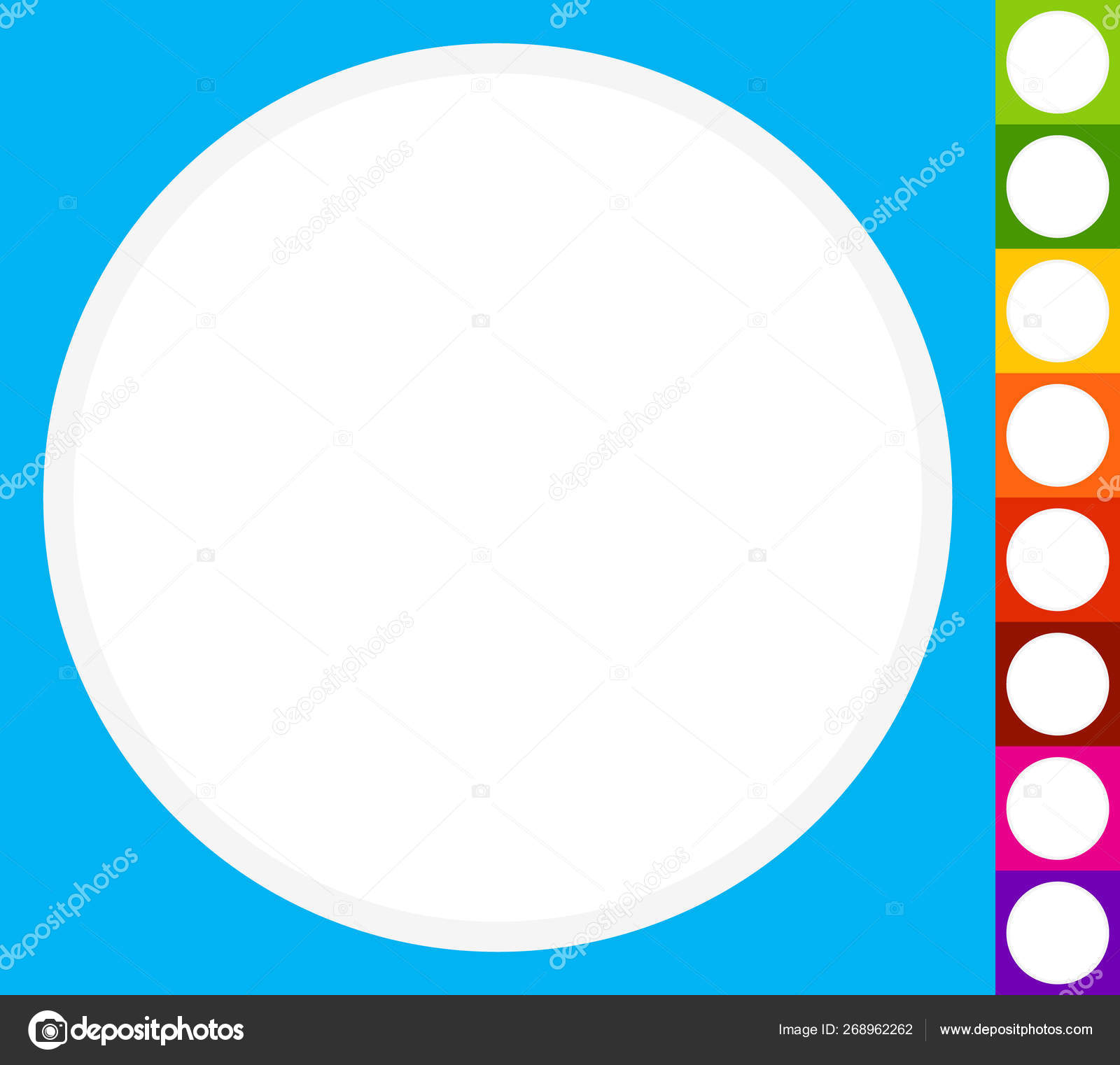 Empty circle element Stock Vector by ©vectorguy 268962262