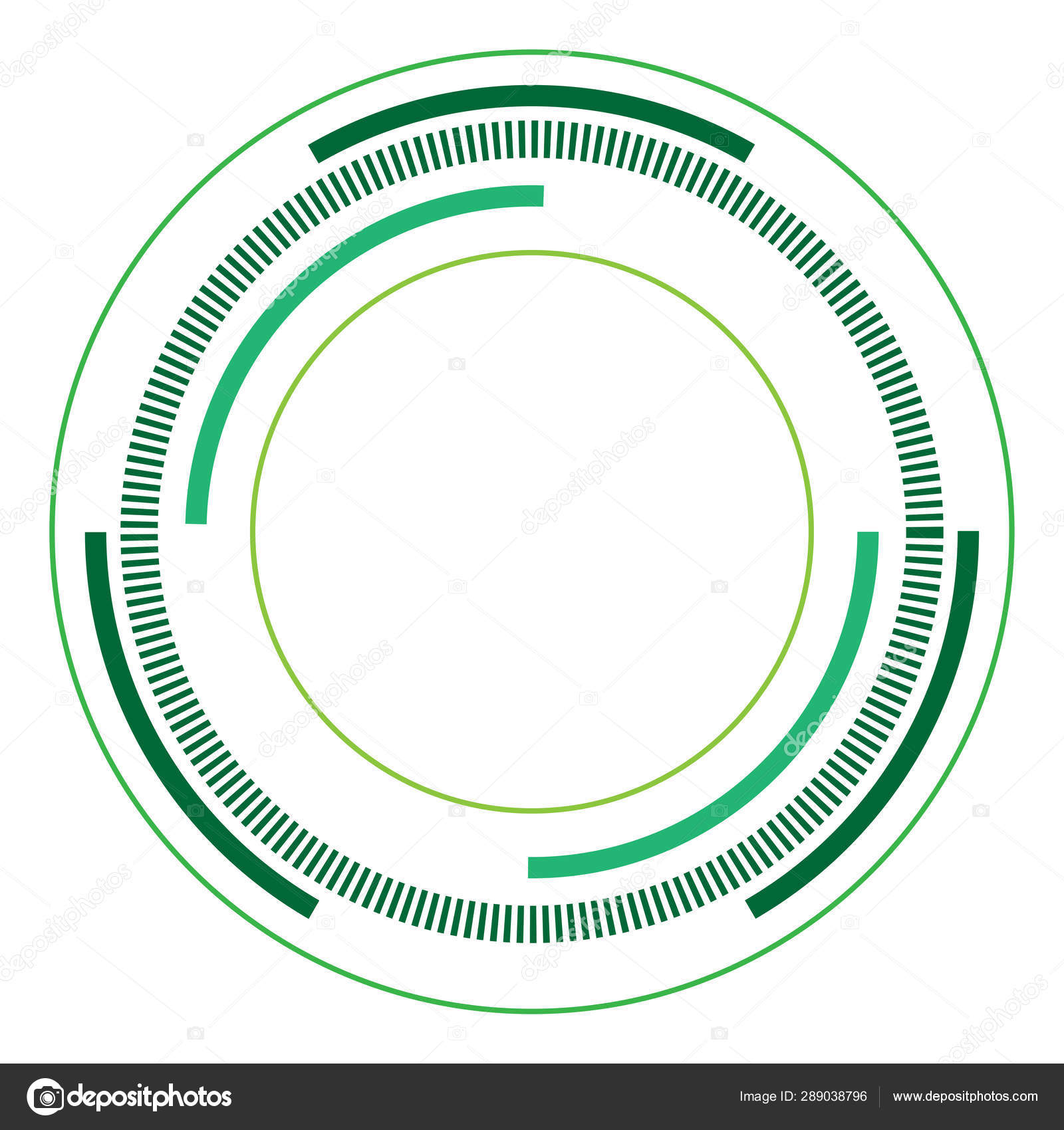 Green version - Random circles with dashed lines, Randomness, ci Stock ...