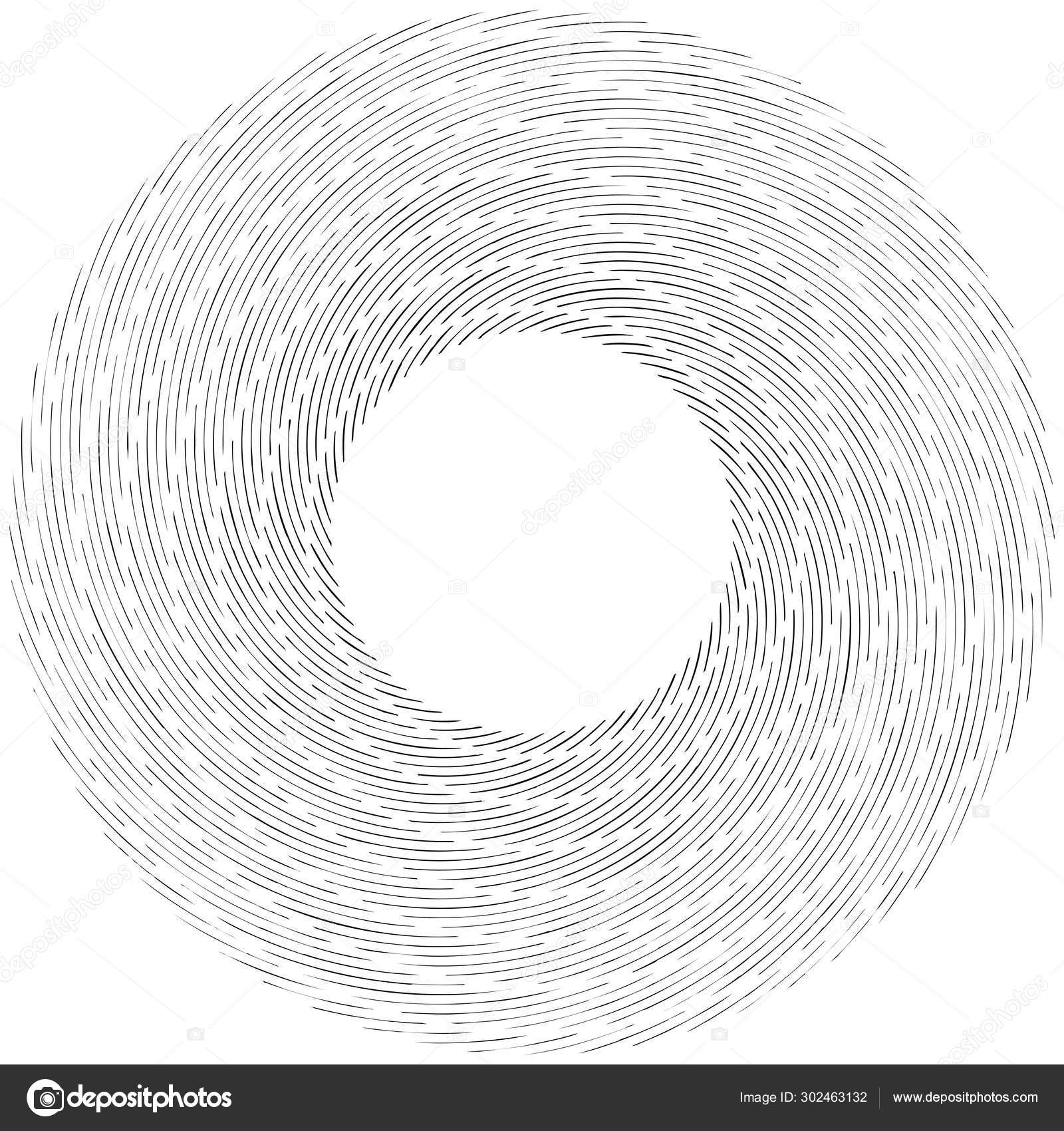 Detailed twirl, spiral element. Whirlpool, whirligig effect. Cir Stock ...