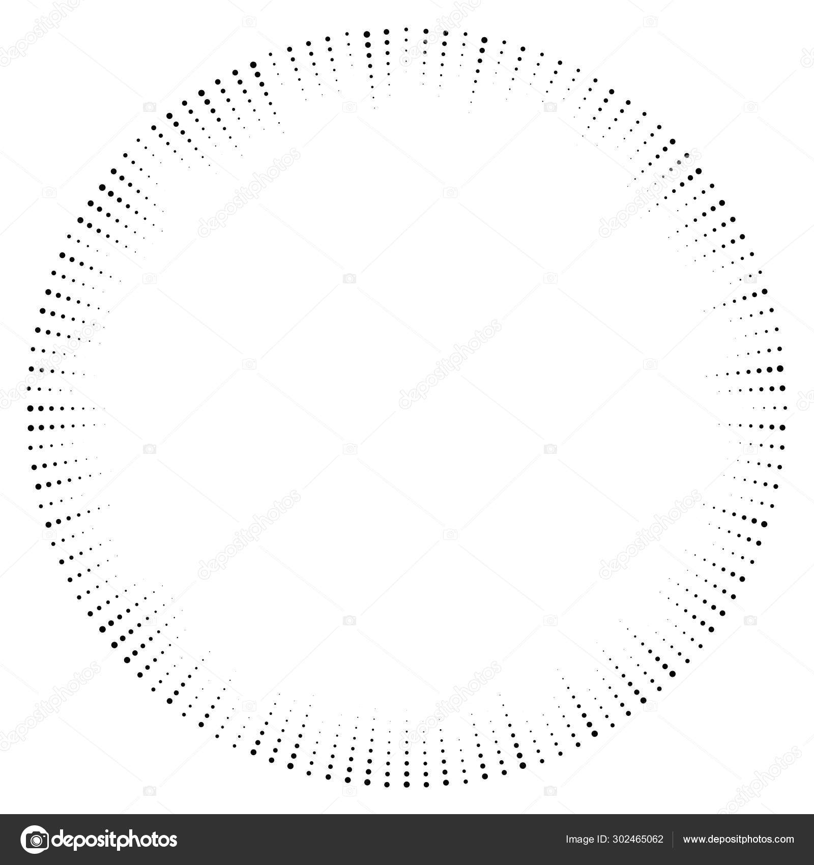 Dots radial burst lines. Irregular lines, half-tone beams, rays. Stock ...