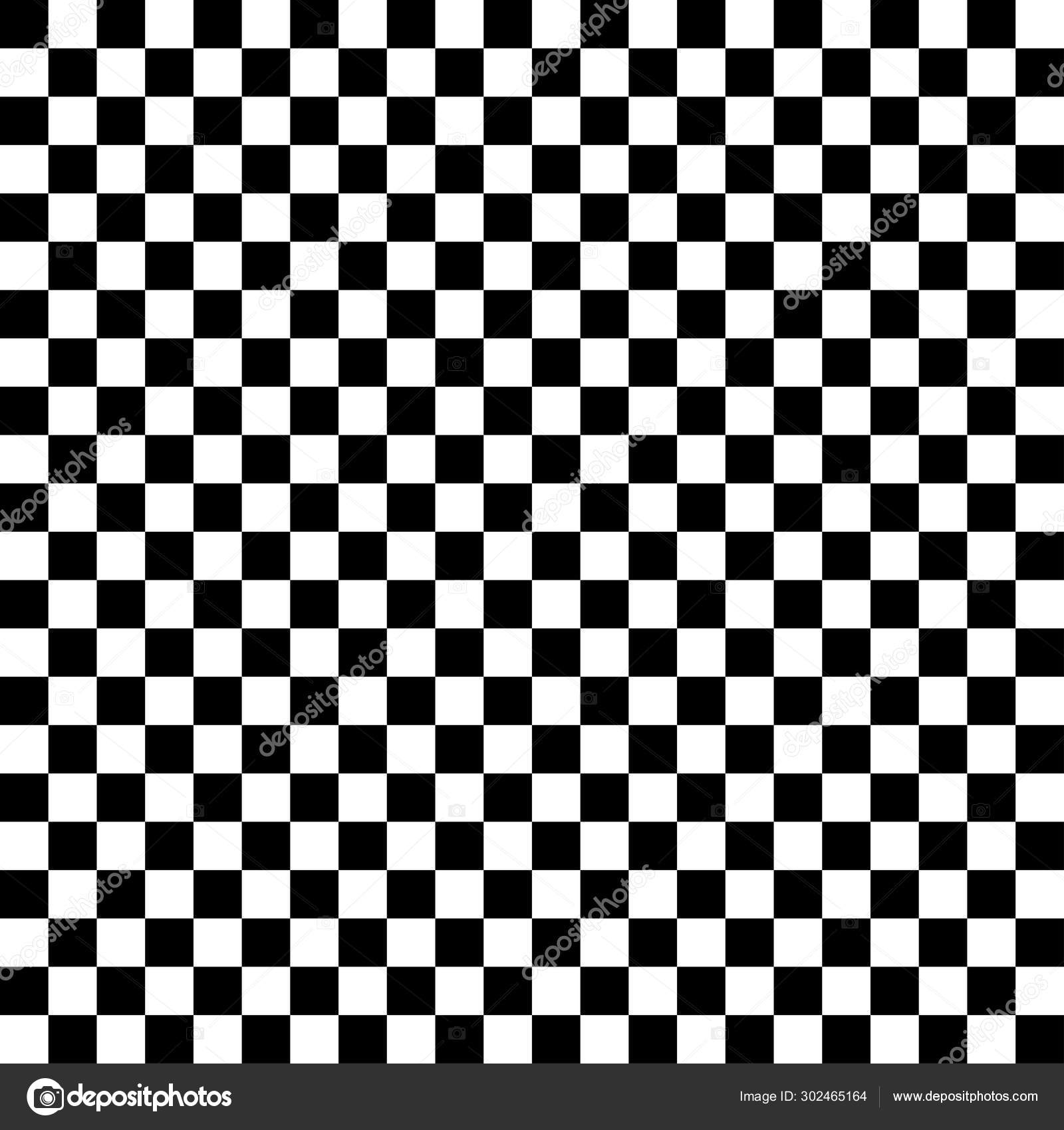 Checkered, chequered seamless pattern. Chess squares repeatable Stock ...