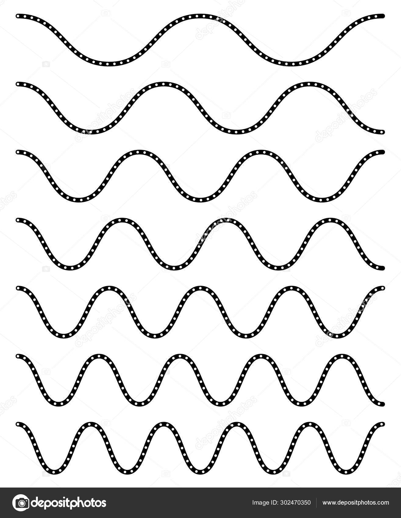 Zig Zag Line Art