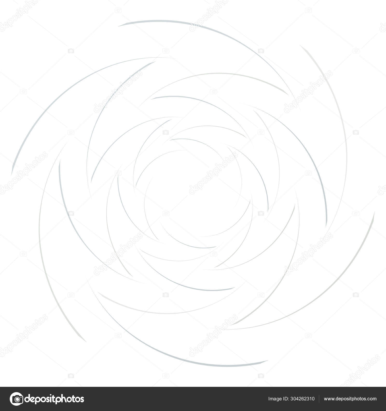 3D circular burst. Convex globe, sphere, orb distort. Inflate de Stock ...