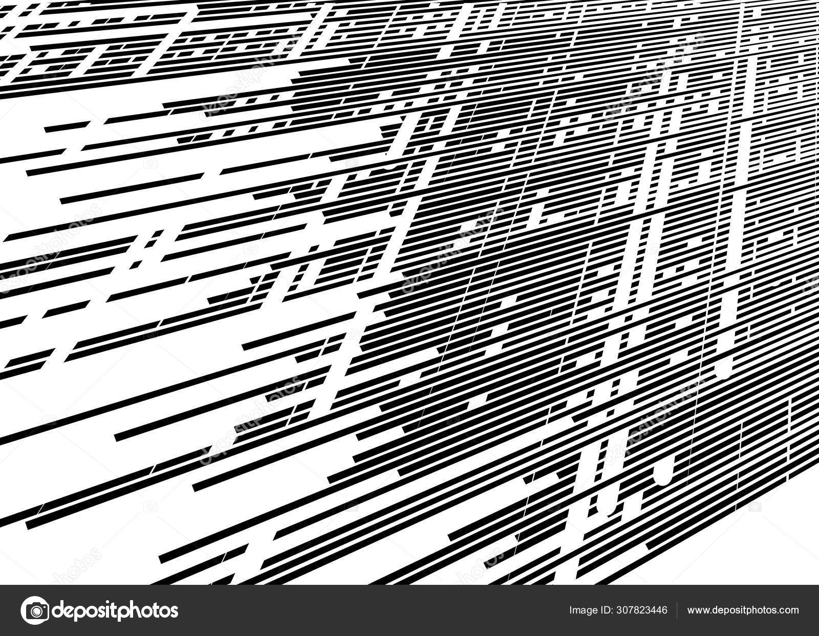 Grid, mesh with intermittent, dashed lines. Intersecting dynamic Stock ...