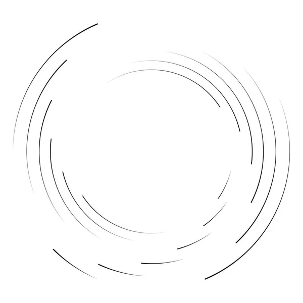 Abstract Concentric Circle Spiral Swirl Twirl Element Circular Radial ...