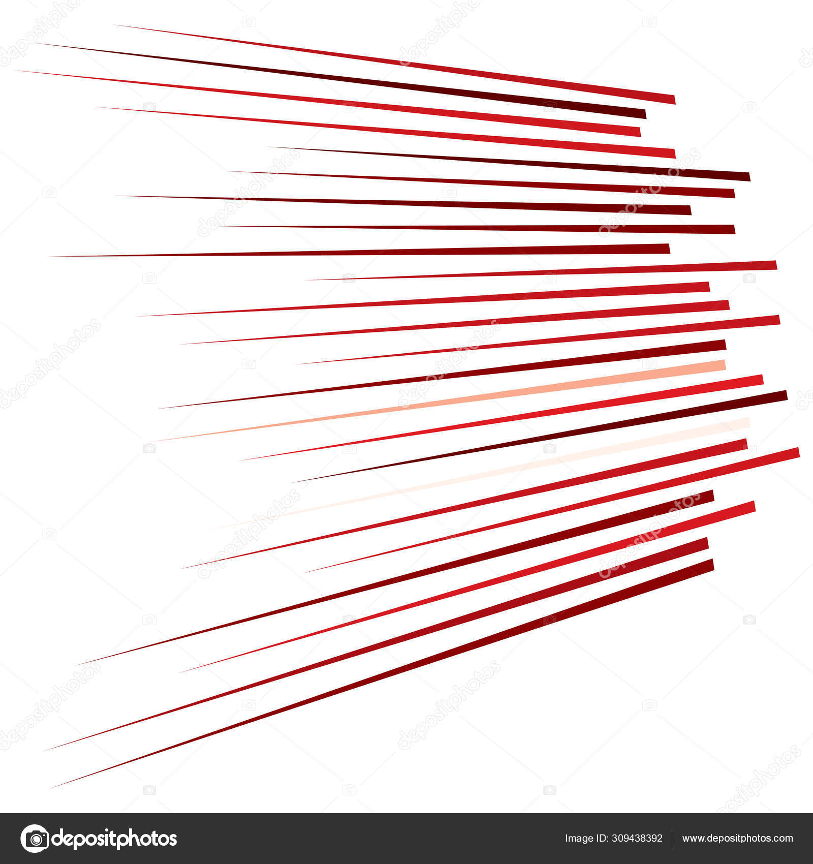 3D Abstract lines. Dynamic straight burst lines in perspective. Stock ...