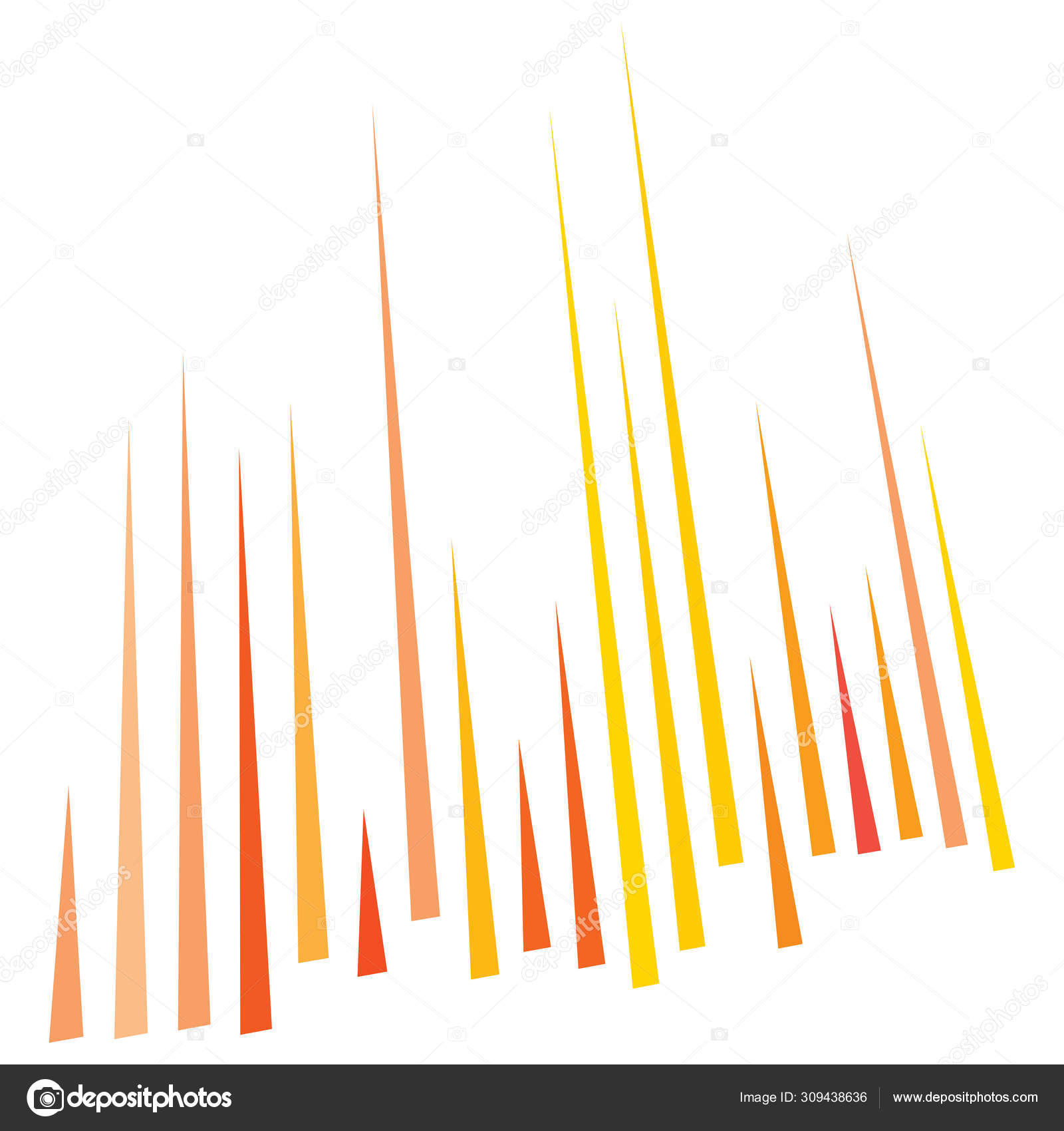 3D Abstract lines. Dynamic straight burst lines in perspective. ⬇ ...