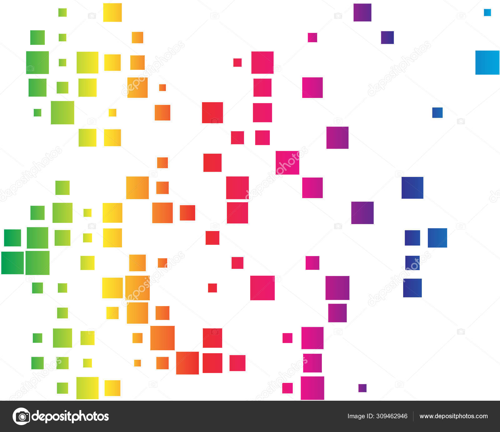 Squares pixelated, block pixels random mosaic pattern / backgrou Stock ...