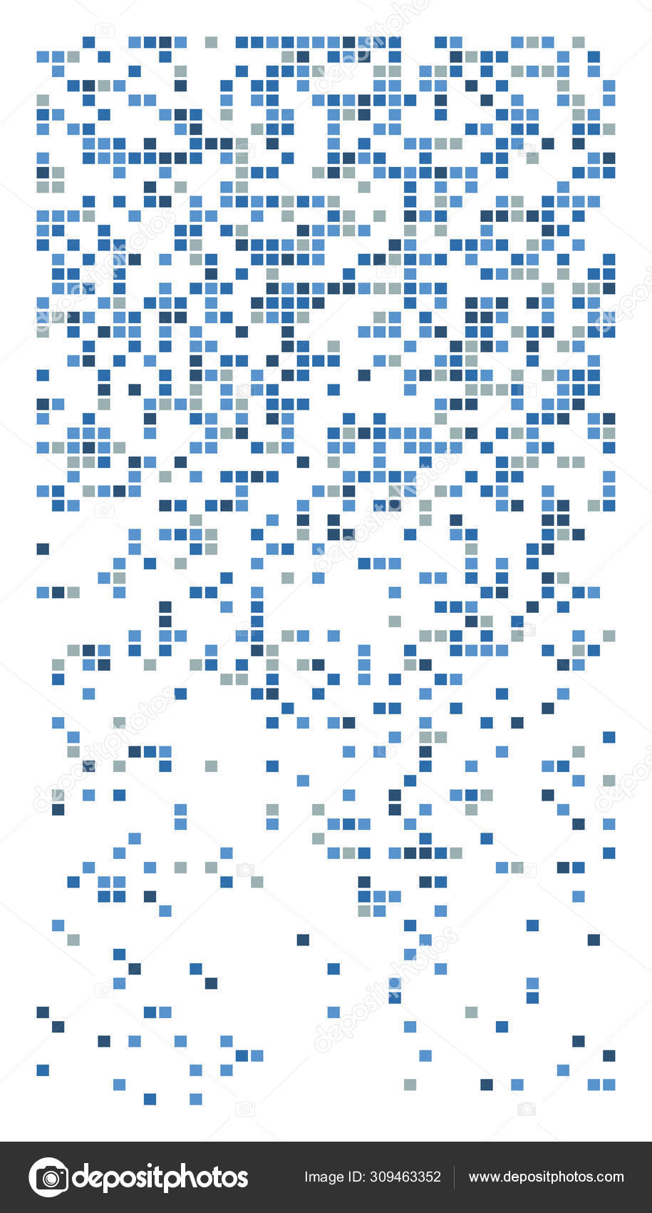 Squares pixelated, block pixels random mosaic pattern / backgrou Stock ...